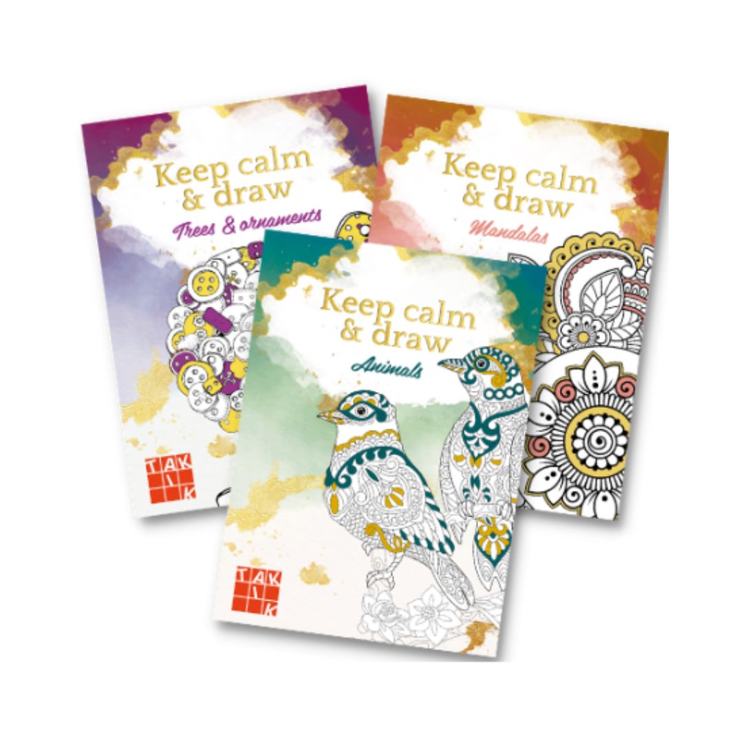 Keep calm & draw kreatív mandala színezők | Yoopy.hu